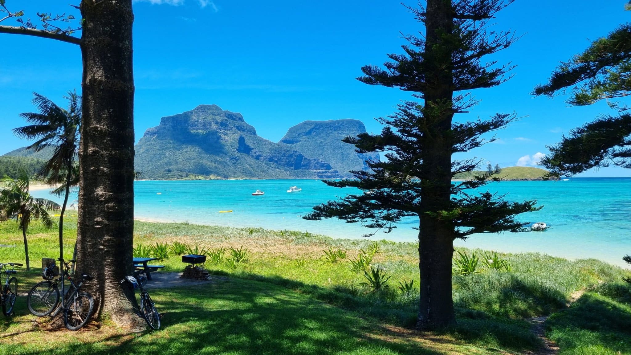 Lord Howe Island. A remote tropical paradise in the Pacific Ocean.